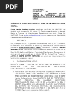 Modelo de Escrito Por Denuncia Penal Por El Delito de Estafa y Otros en Sede Fiscal | PDF ...