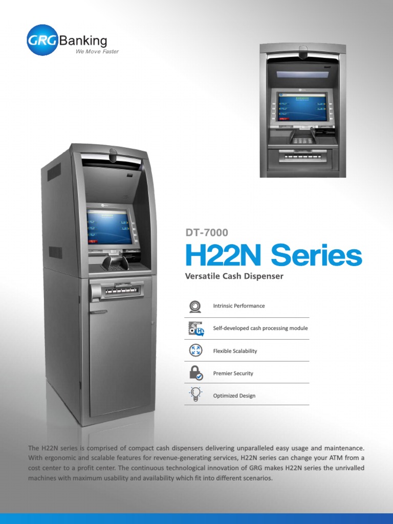 H22N Series Brochure | PDF | Automated Teller Machine | Printer (Computing)