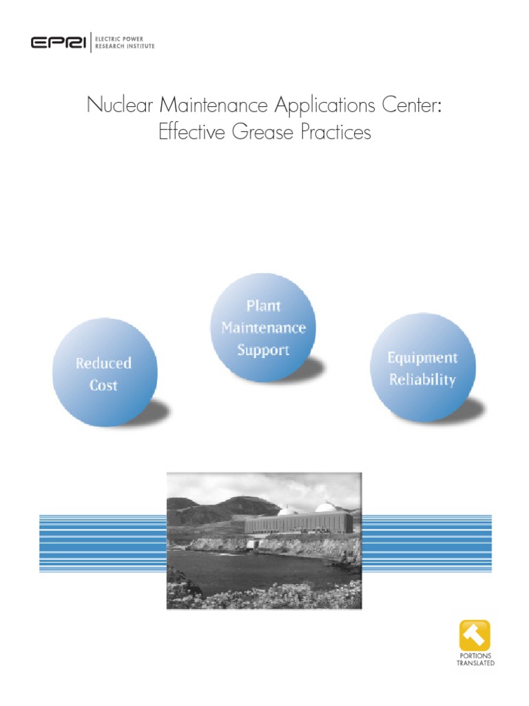 Nuclear Maintenance Applications Center - Effective Grease Practices ...