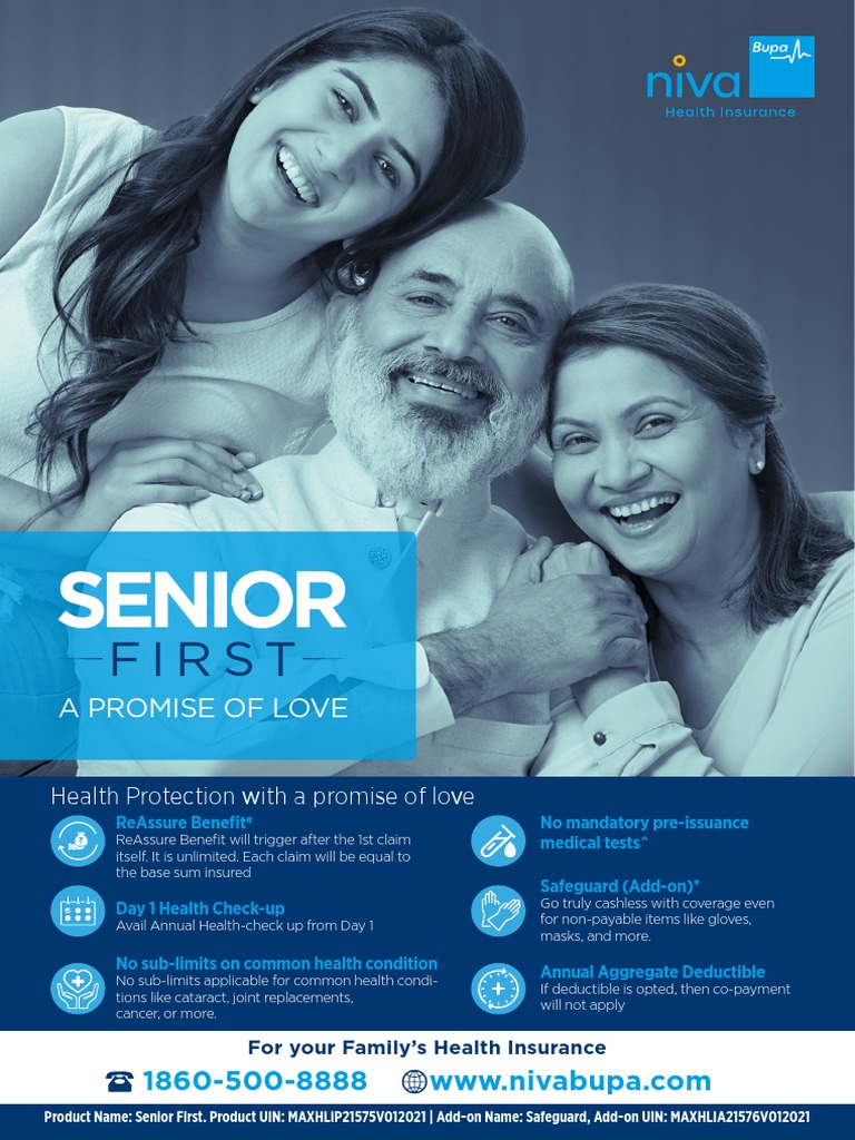 Niva - SENIOR FIRST - SS - v3 | PDF | Insurance | Deductible