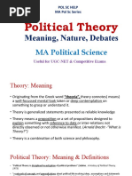 Eng Notes Introduction To Political Theory Ba Prog 1st Sem 1 | PDF ...