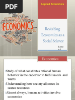 Applied Economics Module 1 | PDF | Microeconomics | Economics