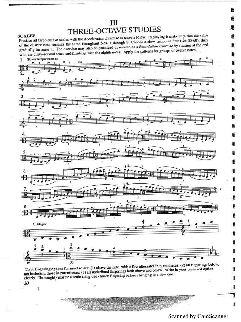 Galamian Scales | PDF