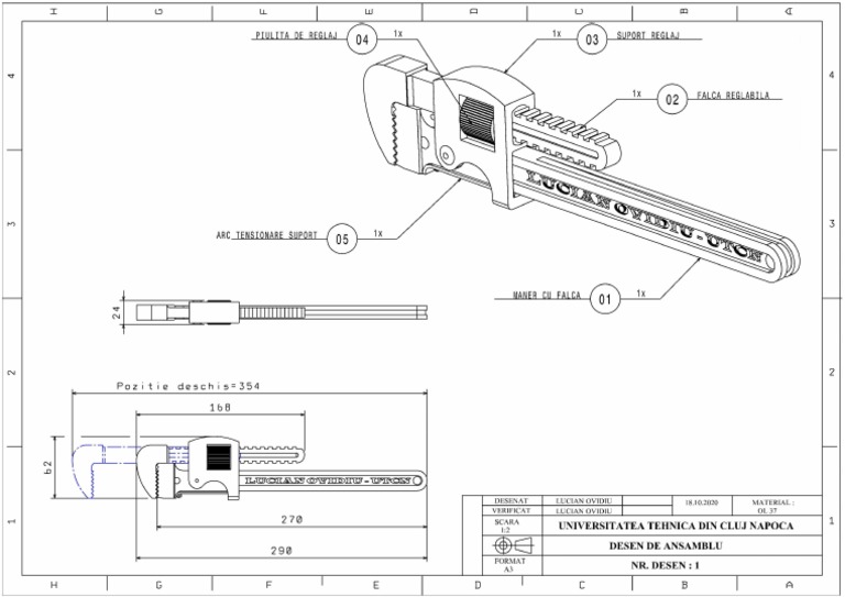 Desen Ansamblu - Cheie Franceza | PDF