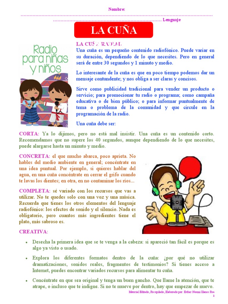 Cuña Radial 2021 | PDF | Radiodifusión | Publicidad