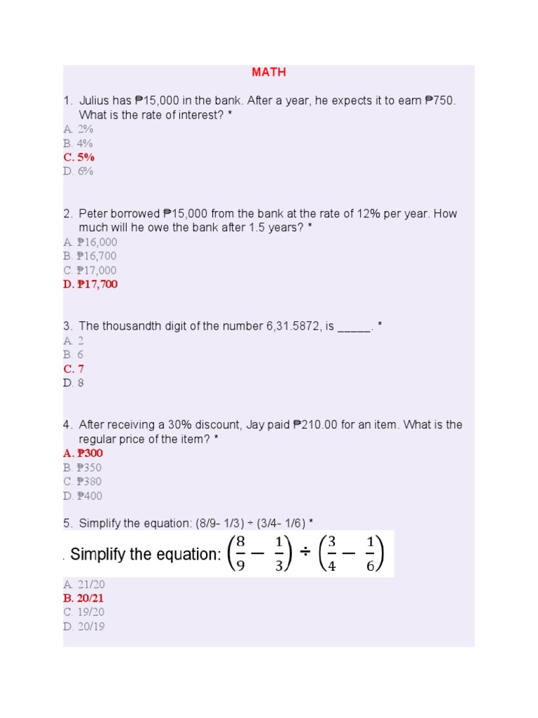 MATH Finals | PDF | Area | Elementary Mathematics