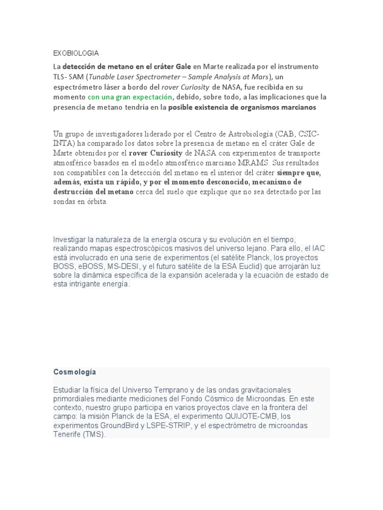 31 Exobiologia | PDF | Astrobiología | Science