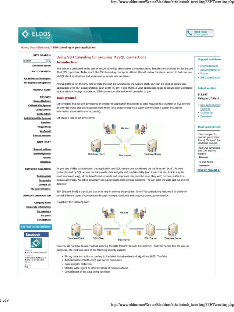 Ssh Tunneling In Your Application Pdf Secure Shell Port Computer 6495