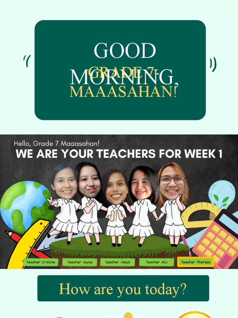 Good Morning,: Grade 7-Maaasahan! | PDF | International System Of Units ...