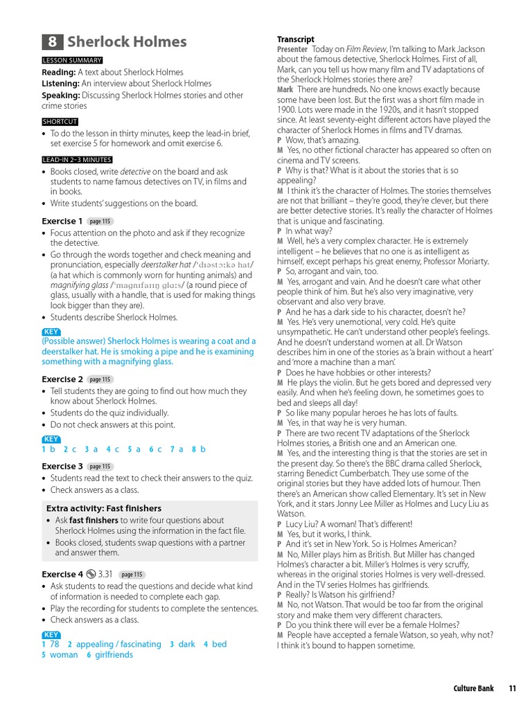 Project Sherlock Holmes | PDF | Detective Fiction | Sherlock Holmes