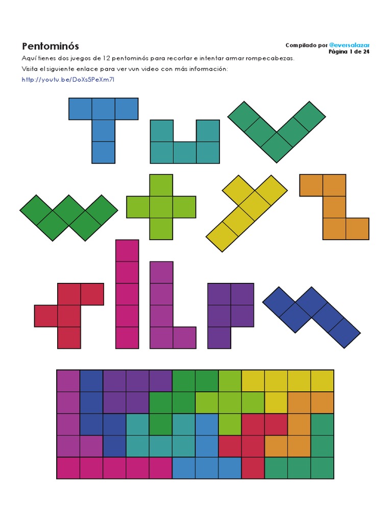 Pentominos Plantillas | PDF