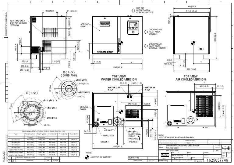 Dimension Drawing - GHS350-900 VSD+ - Qingdao - 1625057746-01 | PDF ...
