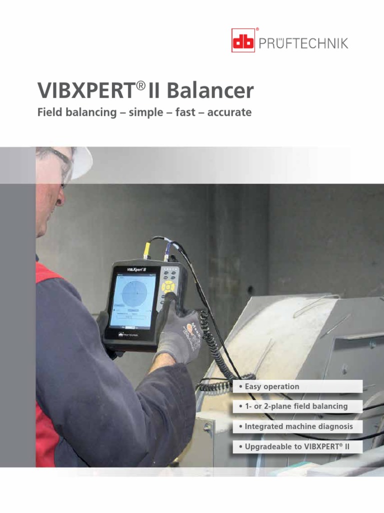 Vibxpert II Balancer: Field Balancing - Simple - Fast - Accurate | PDF
