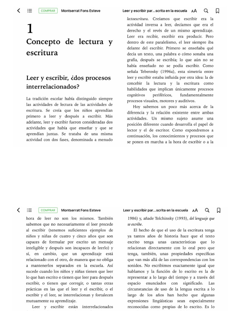 Lectura y Escritura | PDF