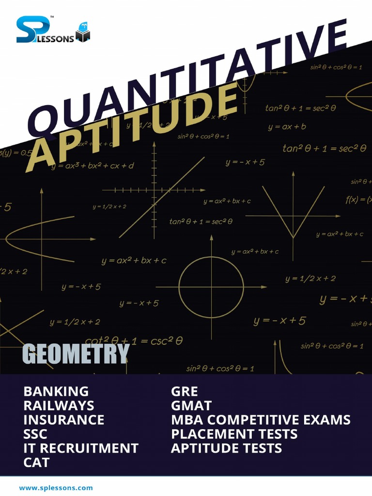 Quantitative Aptitude - Geometry - Formulas E - Book | PDF | Area | Triangle