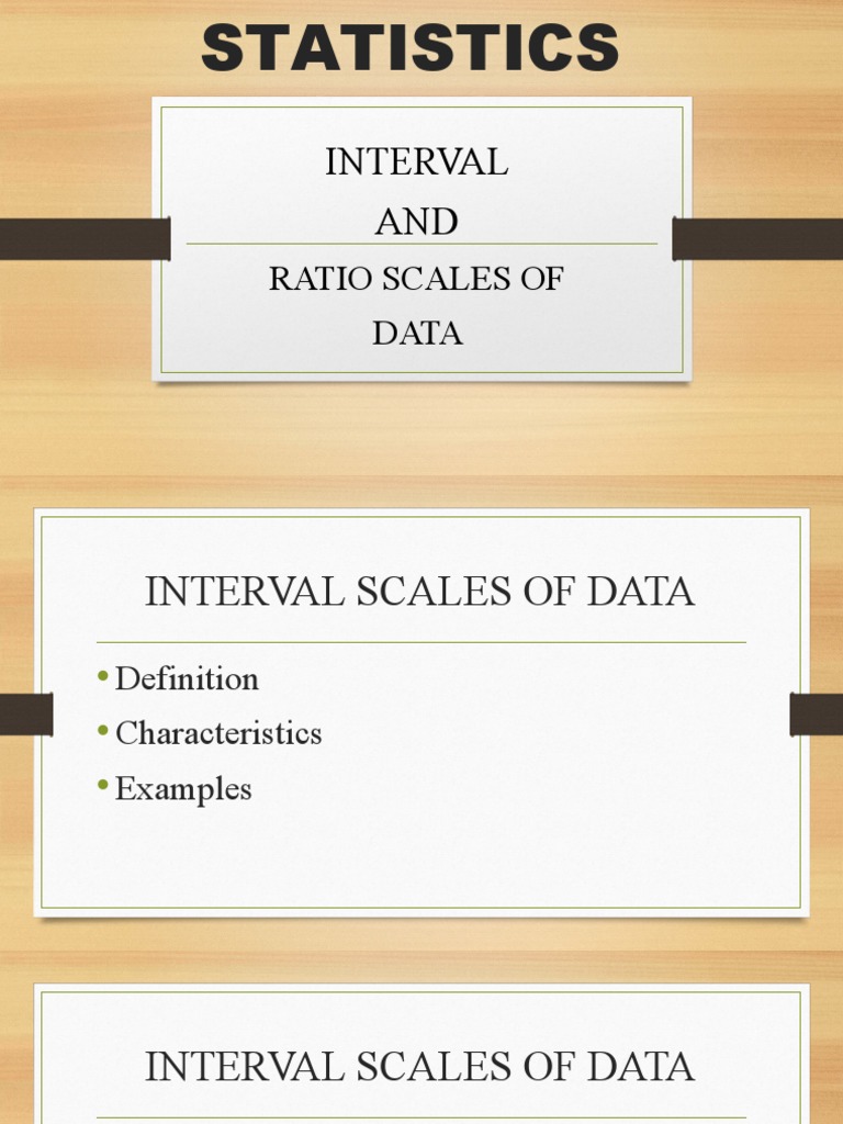 Interval and Ratio Scale | PDF