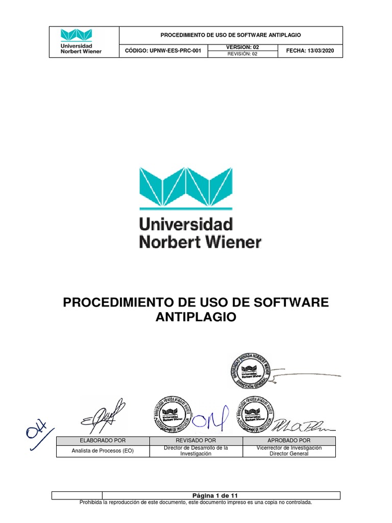 Upnw Ees PRC 001 | PDF | Plagio | Software