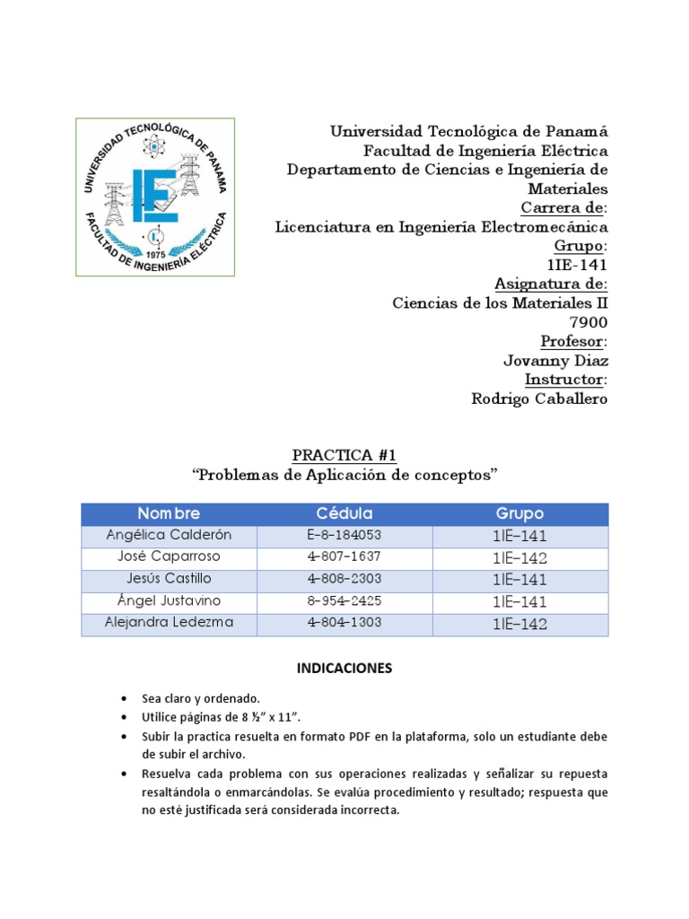 Práctica de Ciencias de Materiales II | PDF | Ingeniería de productos ...