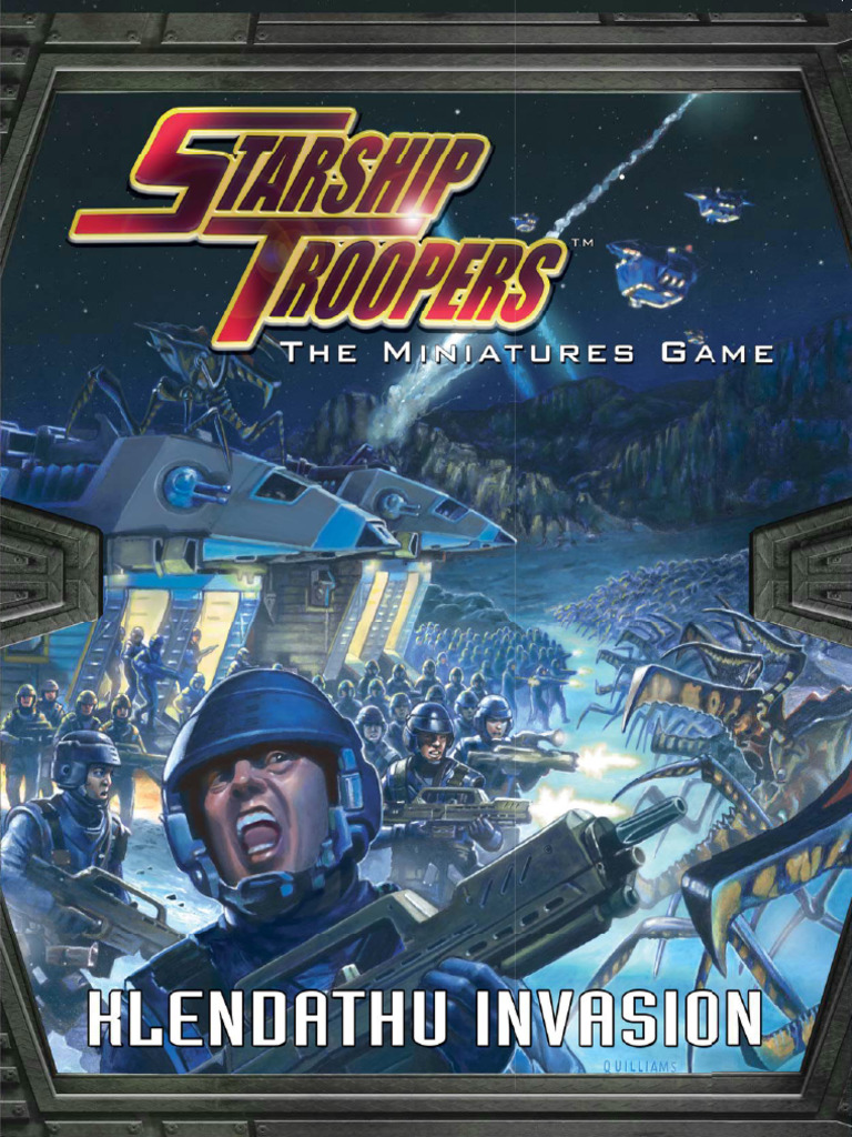 Klendathu Invasion (W/ Bookmarks & Errata) - Starship Troopers ...