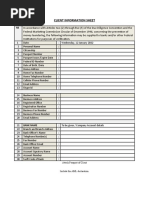 Company Information Sheet (CIS) Form | PDF