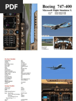 Felis 747 Cockpit | PDF | Flight Control Surfaces | Aviation