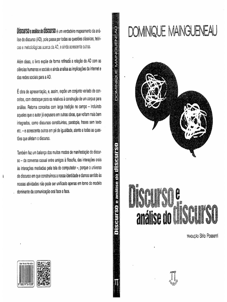 Discurso E Análise Do Discurso Pdf