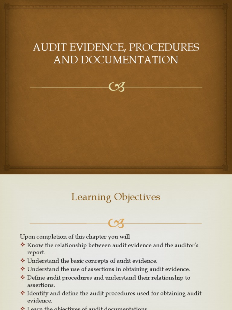 Audit Evidence and Procedures Overview | PDF | Audit | Financial Audit