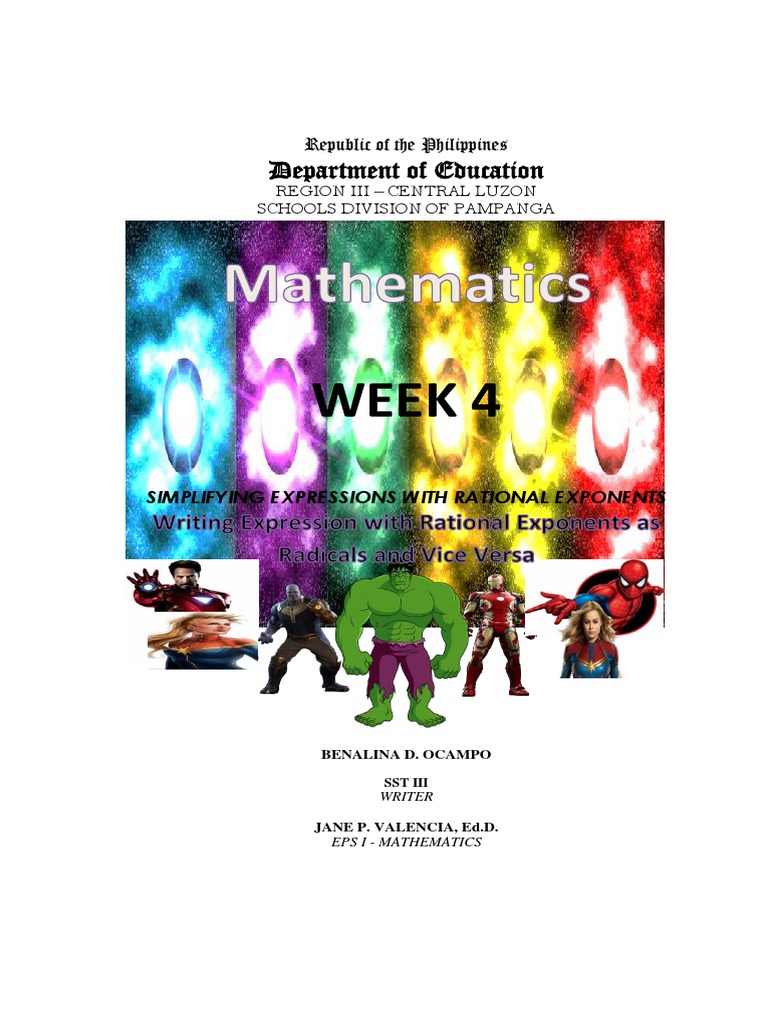 Math - Grade 9 - Q2 - WEEK 4 - Module5.SIMPLIFIES EXPRESSIONS WITH Rational Expression ...