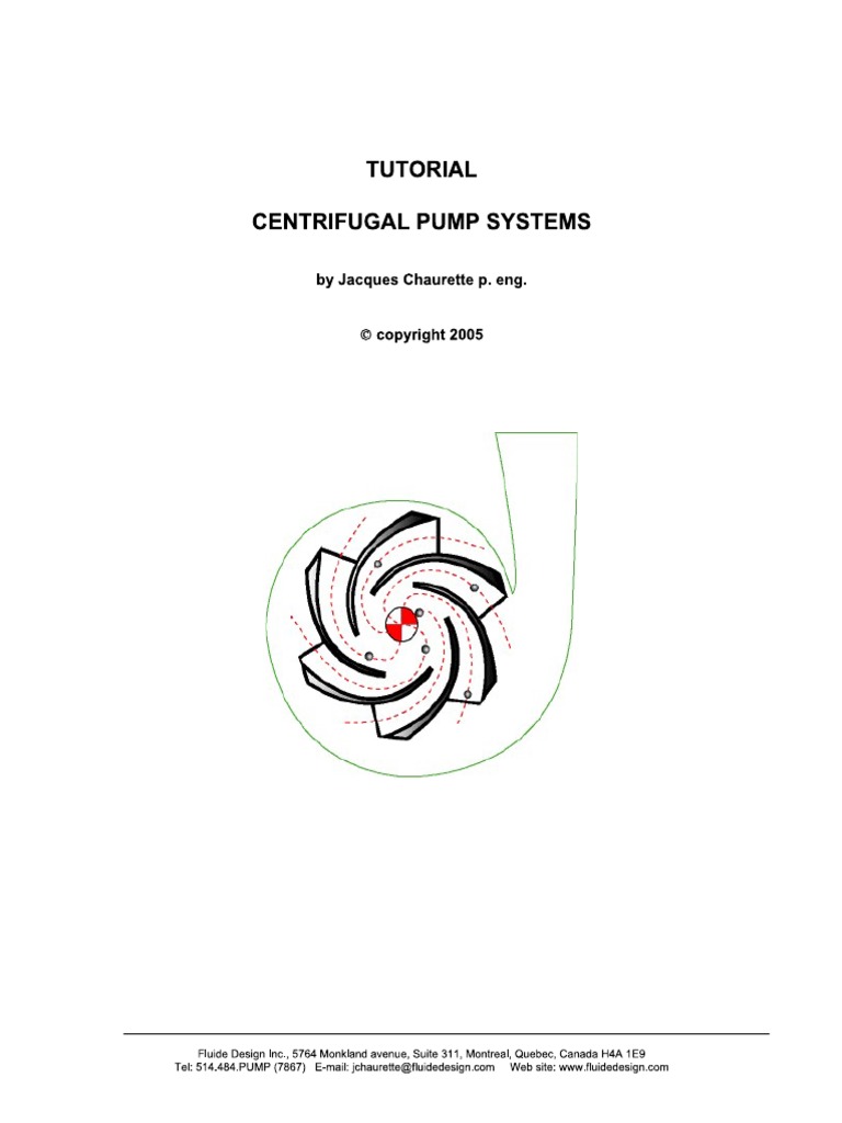 Tutorial Centrifugal Pumps System | PDF