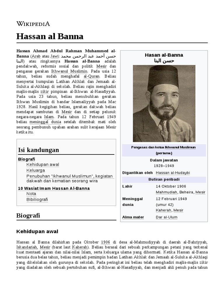 Hassan Al Banna | PDF
