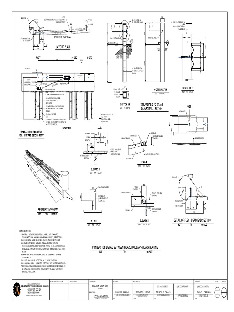 Guardrail Installation Specifications | PDF | Building Materials ...