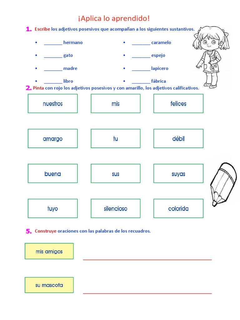 Adjetivo Posesivo | PDF