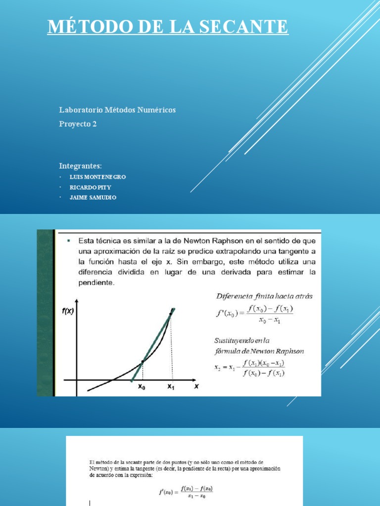 Método de La Secante | PDF