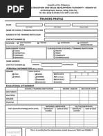 Biodata Format | PDF | Information | Communication