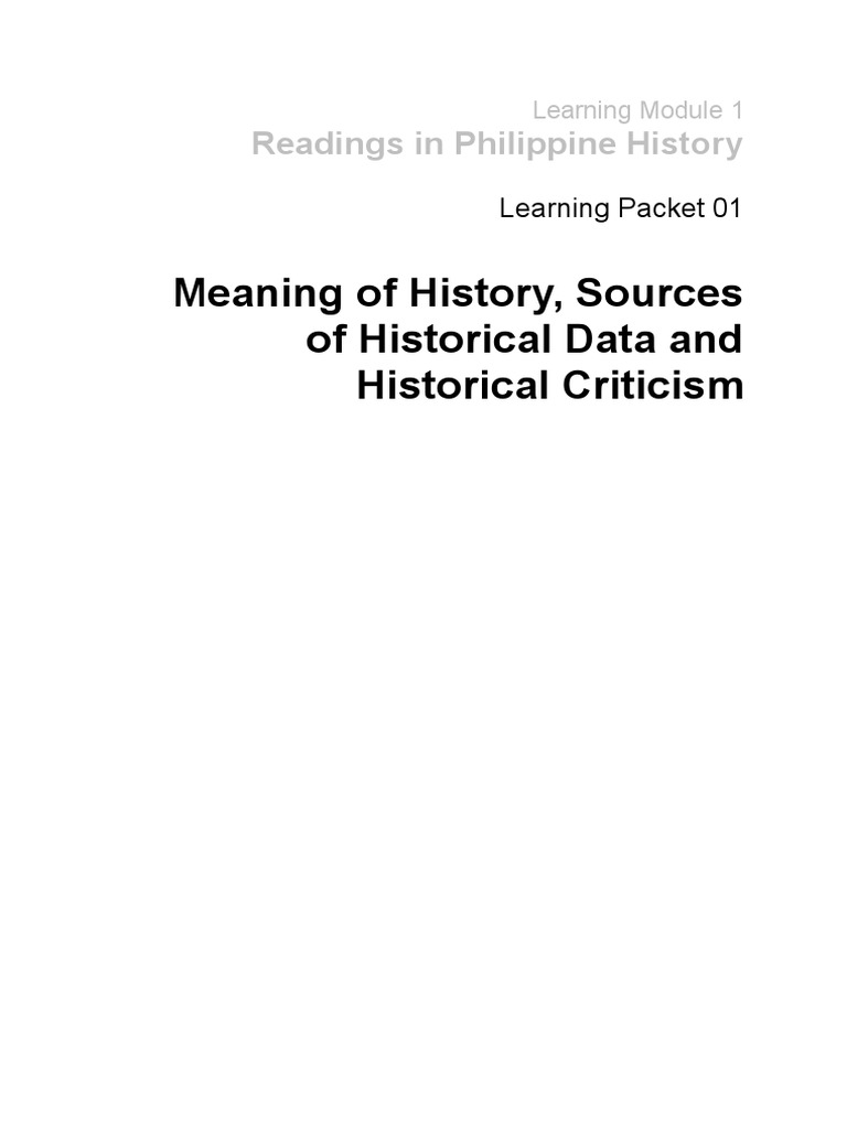 Understanding History Through Sources: An Introduction to Historical ...