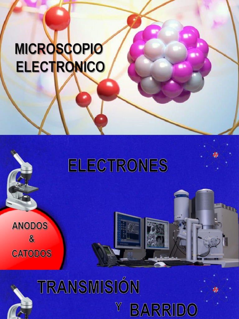 Función y partes del microscopio electrónico | PDF