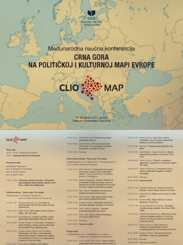 Clio Map - Konferencija, PROGRAM | PDF