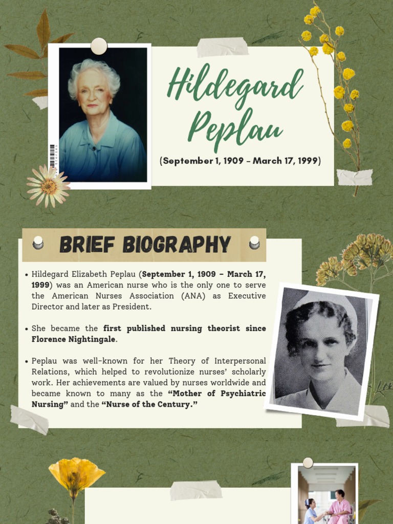 Hildegard Peplau (Week 5) | PDF | Cognition | Psychology