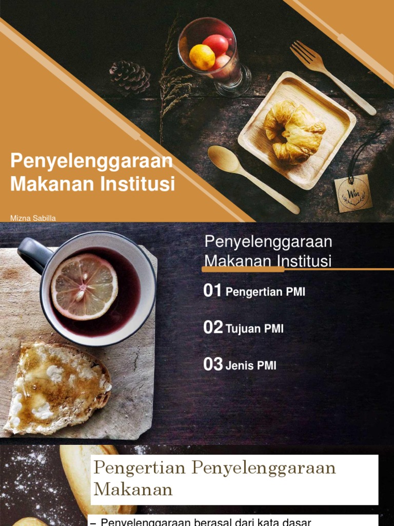 Dasar Penyelenggaraan Makanan | PDF