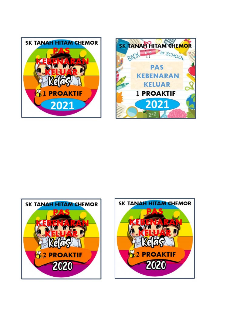 Pas Kebenaran Keluar Kelas SKTH | PDF