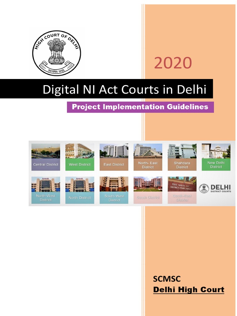 Digital NI Act Guidelines | PDF | Complaint | Bail