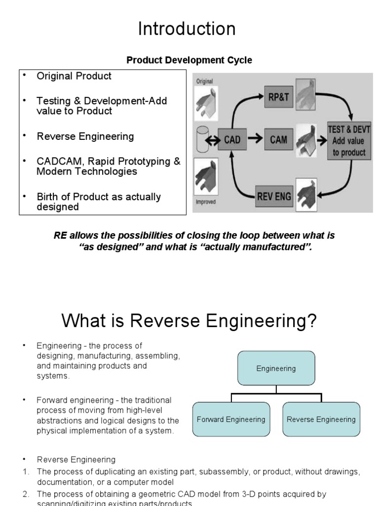 Reverse Engineering | PDF | Image Scanner | Computer Aided Design