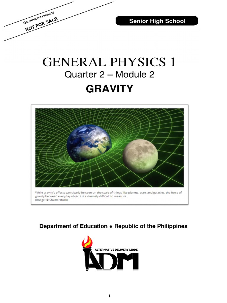 General Physics 1: Gravity | PDF | Orbit | Gravity