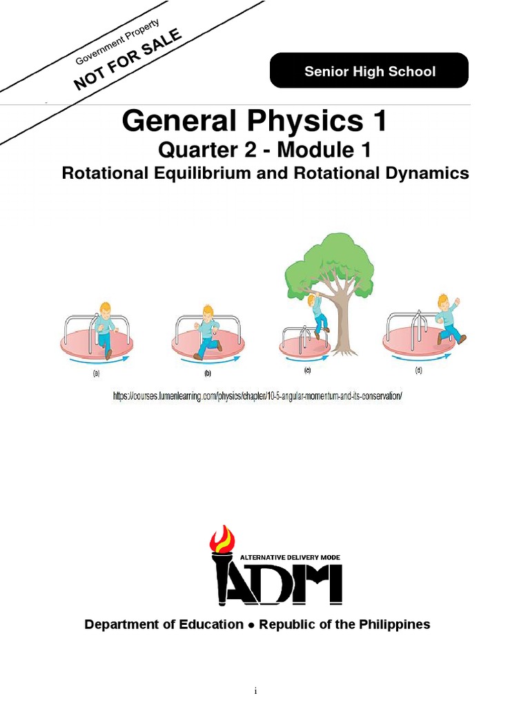General Physics 1: Quarter 2 - Module 1 | PDF | Rotation Around A Fixed ...