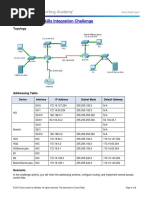 12.6.1 Packet Tracer - Troubleshooting Challenge - Document The Network | PDF | Computer Network ...