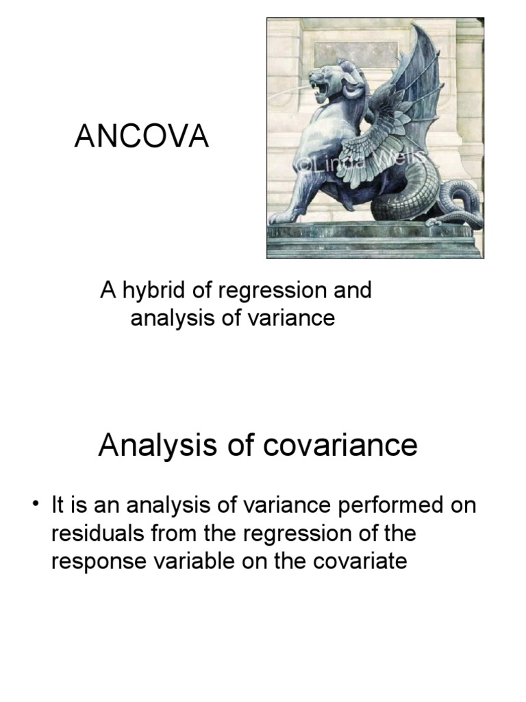 Ancova: A Hybrid of Regression and Analysis of Variance | PDF ...