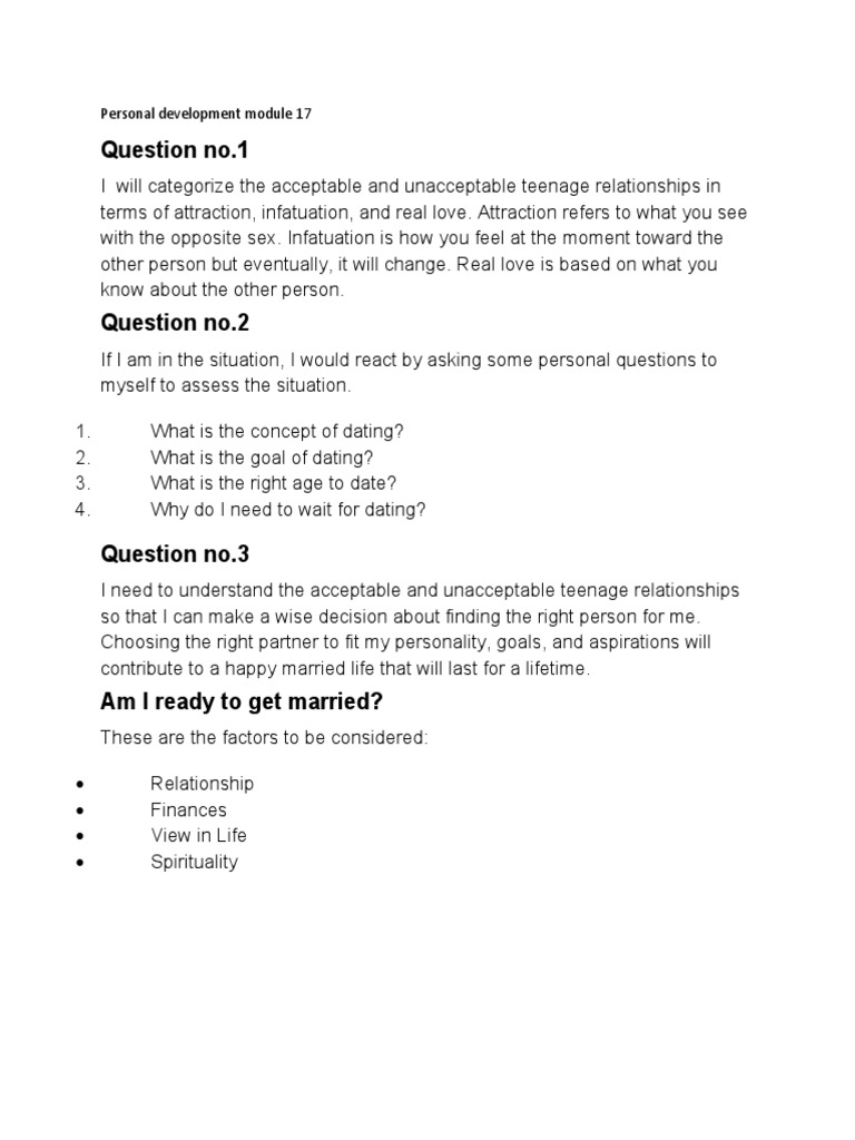 Personal Development Module 17 | PDF | Self Esteem | Decision Making