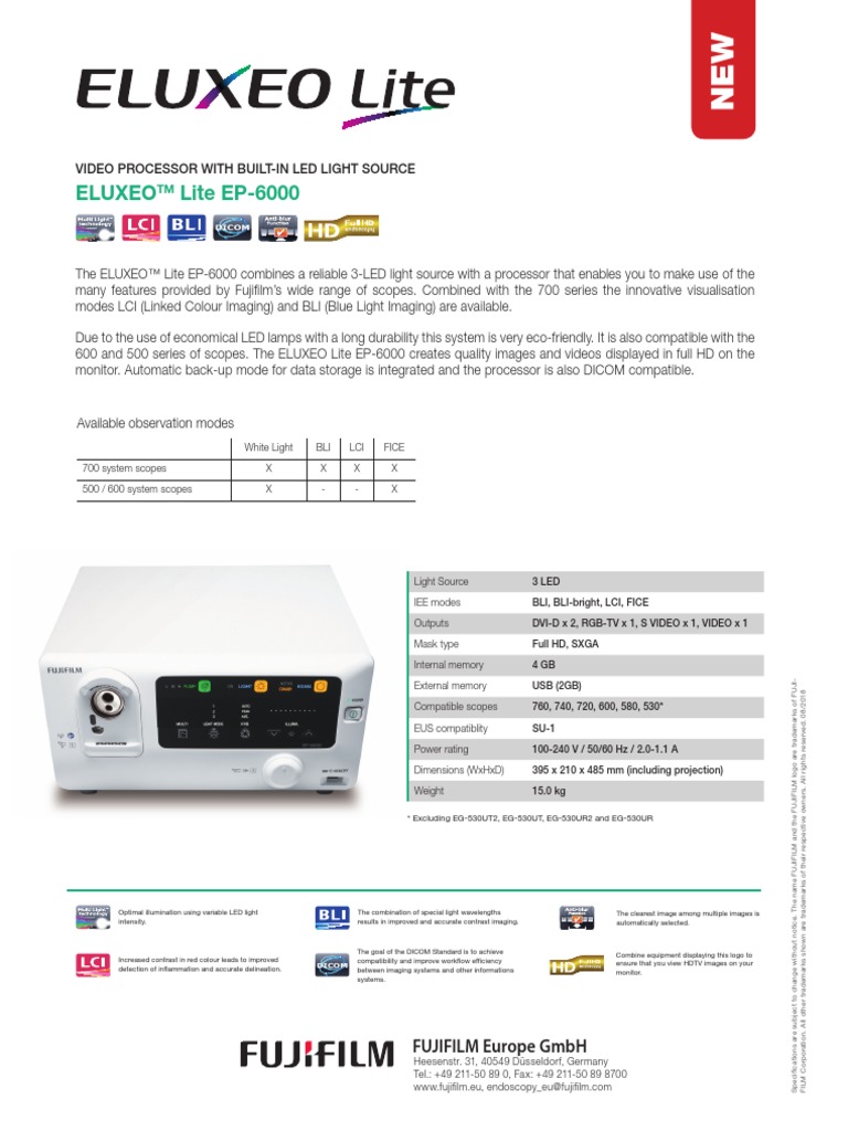 Eluxeo Lite Ep 6000 | PDF | High Definition Television | Computer Data ...