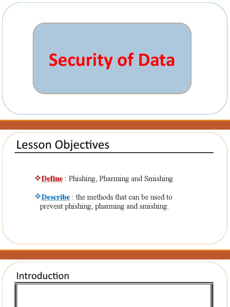 IGCSE ICT - Security of Data | PDF