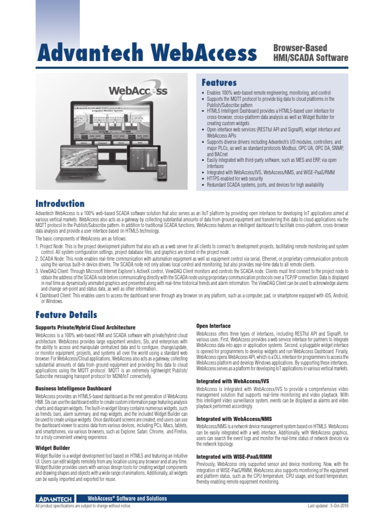 WebAccess - SCADA 8.2 - Final20161019111852 | PDF | Scada | Web Application